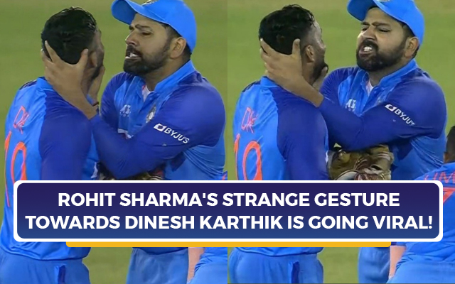Watch: Rohit Sharma's Animated Action Towards Dinesh Karthik During The First T20I Against ...