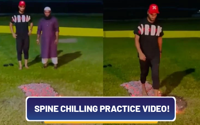 WATCH: Bangladesh cricketer Mohammad Naim Sheikh's fire walk for mind ...