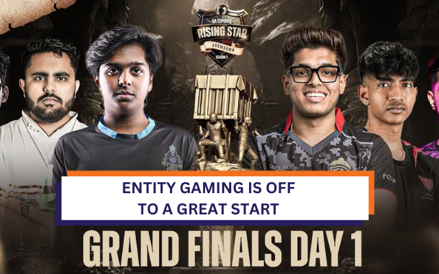 BGMI Rising Star Showdown S3; Day 1 standings